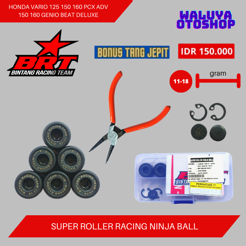 Jual Roller Racing BRT Ninja Ball Vario 125 150 160 PCX ADV 150 160 ...