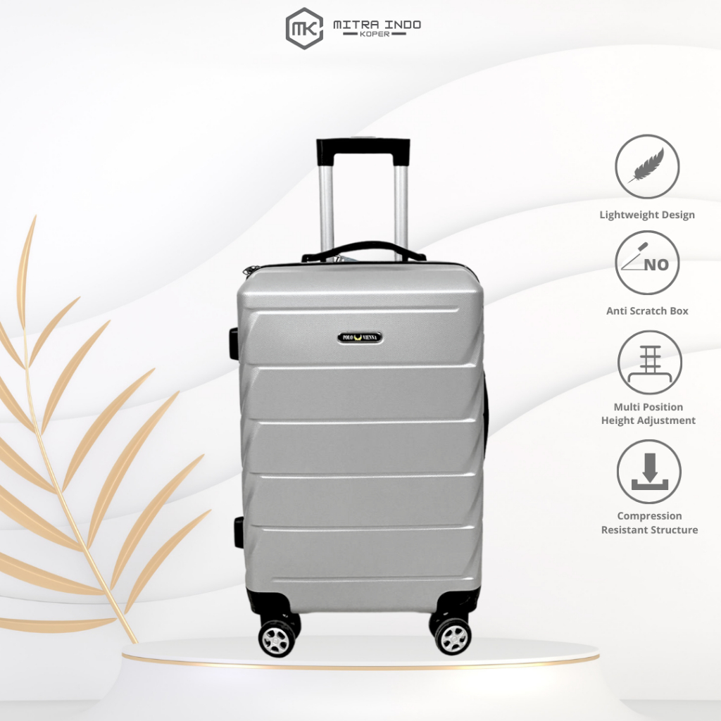 Jual TERBATAS! Polo Vienna 902 Size 22 & 18 Inch Koper Original Kabin ...