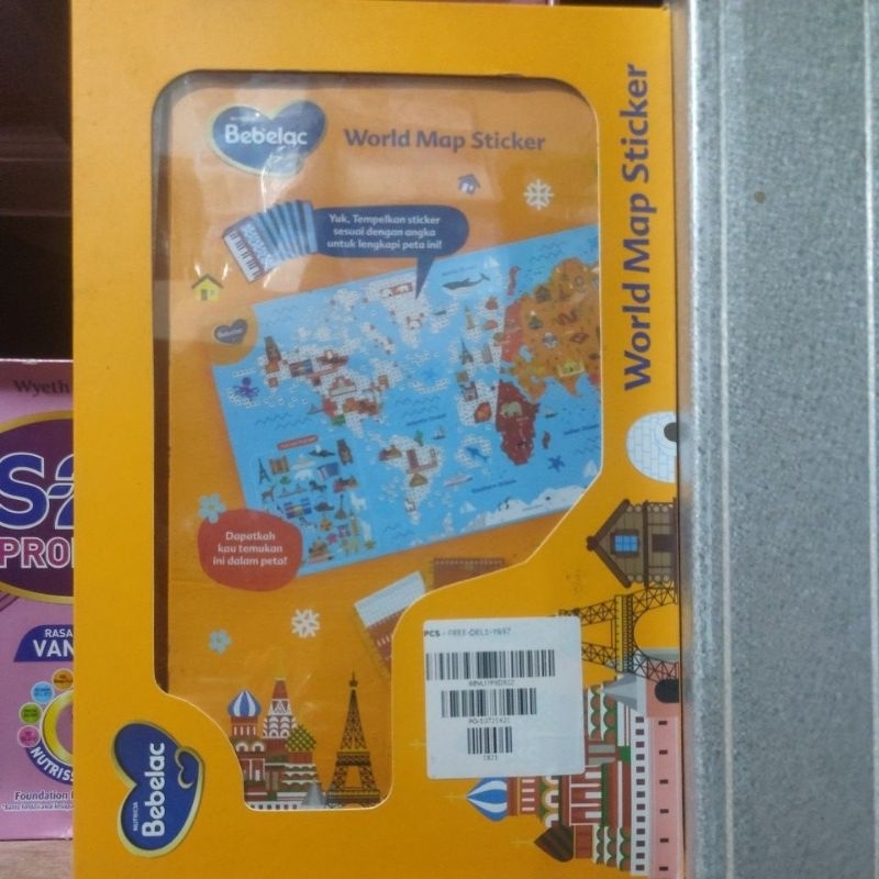 Jual world map sticker | Shopee Indonesia