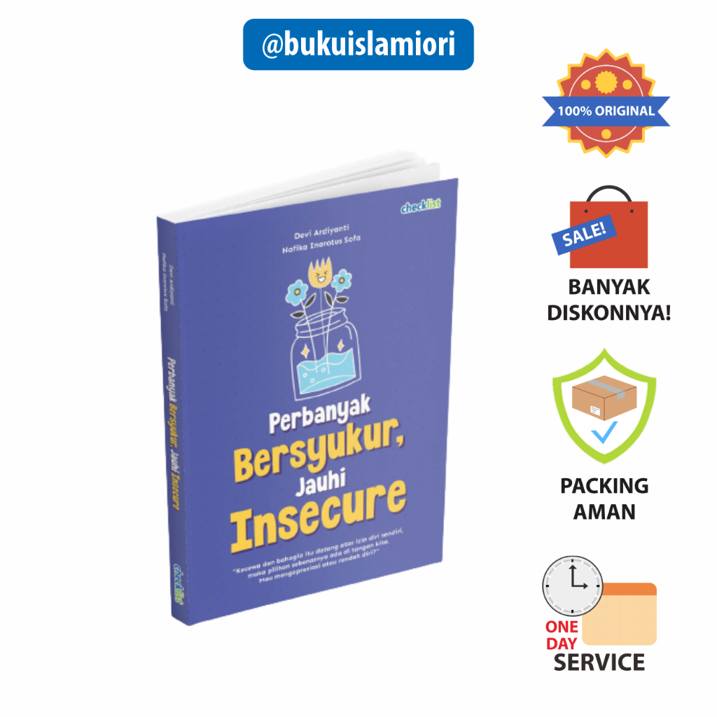 Jual Buku Motivasi Perbanyak Bersyukur, Jauhi Insecure (Devi Ardiyanti ...