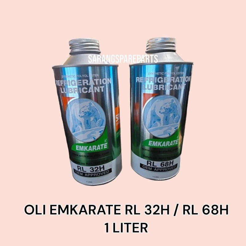 Jual OLI KOMPRESOR EMKARATE 1 LITER / OIL KOMPRESSOR 1 LITER EMKARATE ...