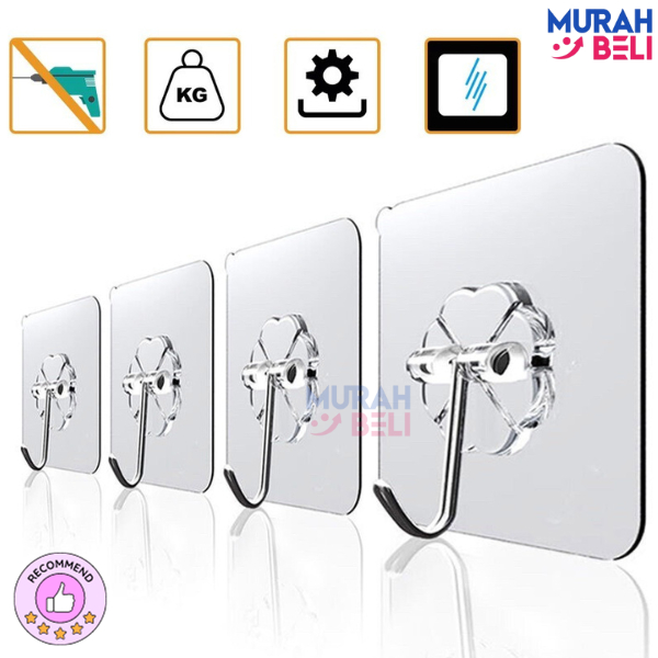 Jual MB Gantungan Tempel Hook Ajaib Gantungan Dinding Kait Hook Magic ...