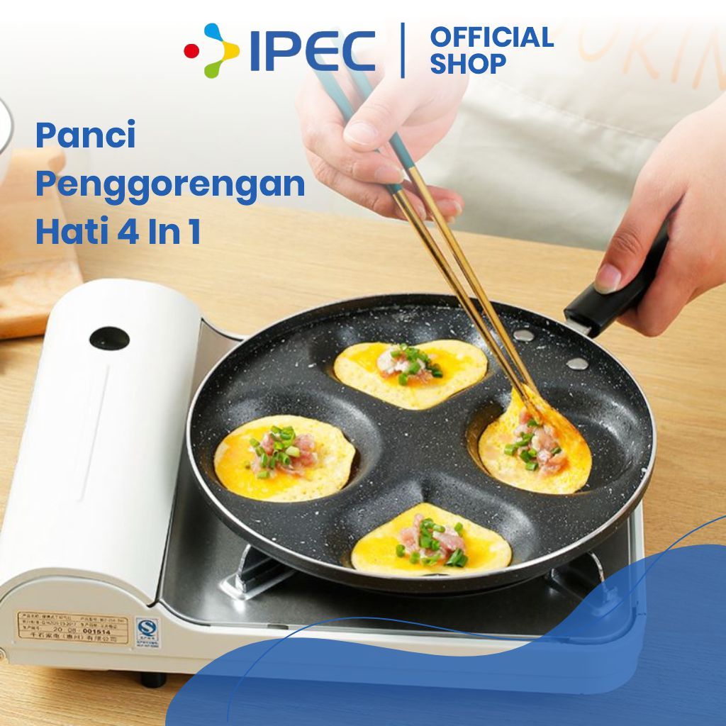 Jual Panci wajan Penggorengan Telur Pancake 4 Motif Love Dan Bulat Non ...