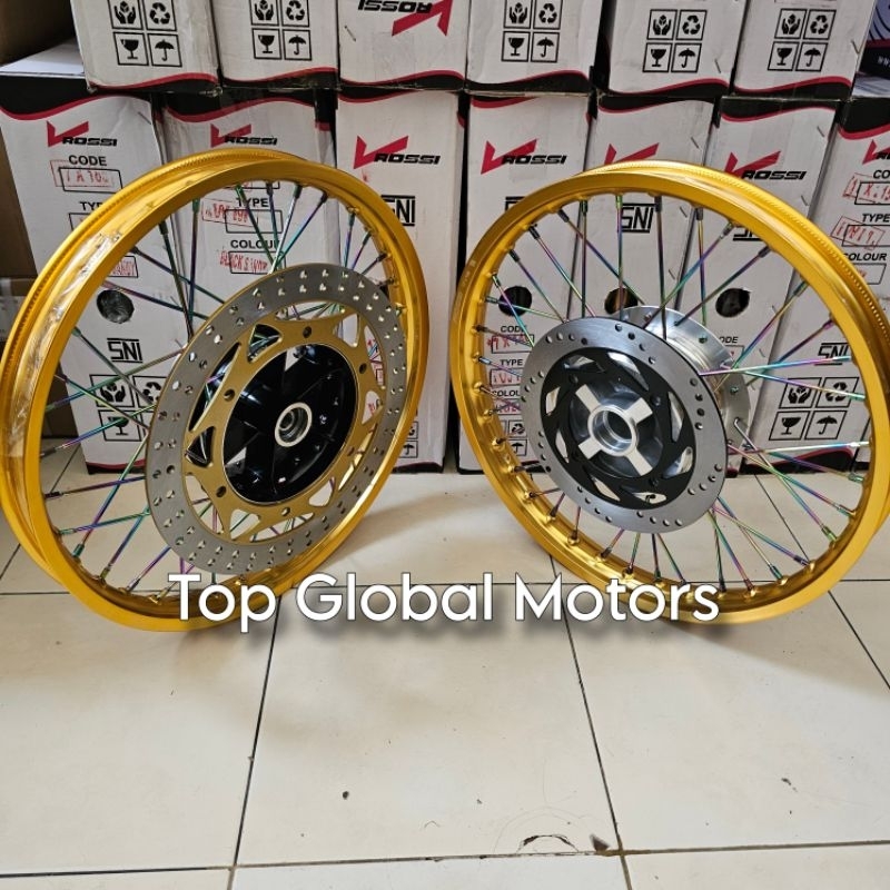 Jual VELG NINJA R NINJA RR SEPASANG MEREK ROSSI ORIGINAL SESUAI GAMBAR ...