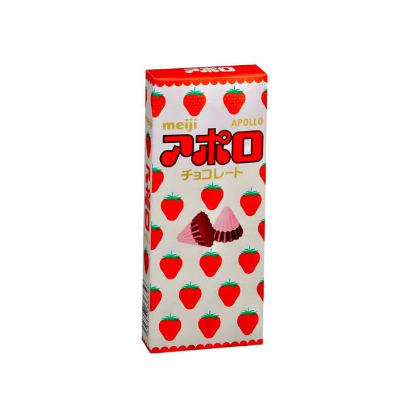 Jual Meiji Choco Baby & Apollo Strawberry Mini - Meiji Chocolate Japan ...