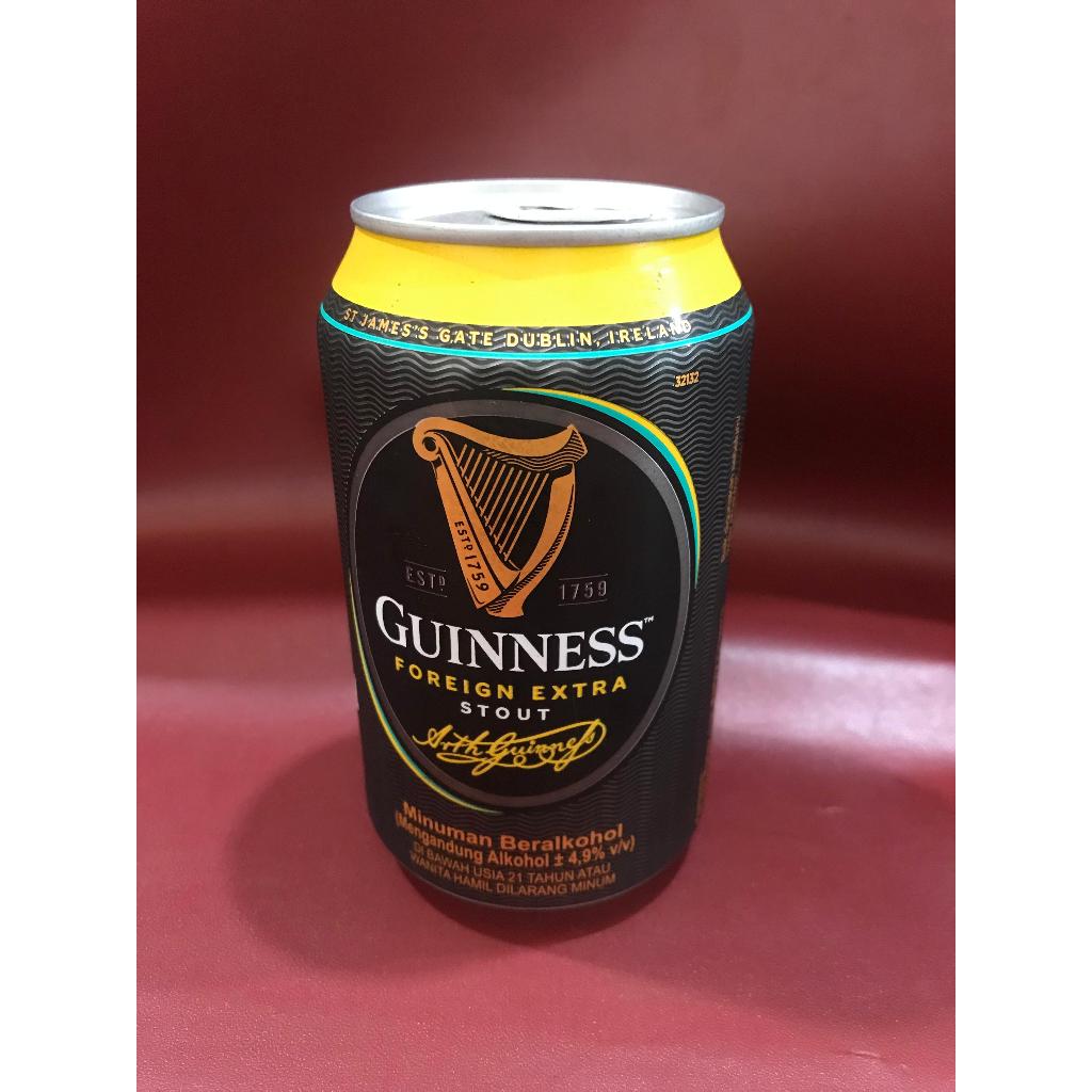 Jual Guinness Beer Can 320ml - Bir Hitam Minuman Beralkohol | Shopee ...