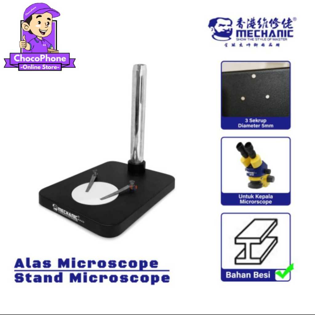 Jual MECHANIC STAND MICROSCOPE STEREO , MICROSCOPE TABLE STAND HOLDER ...