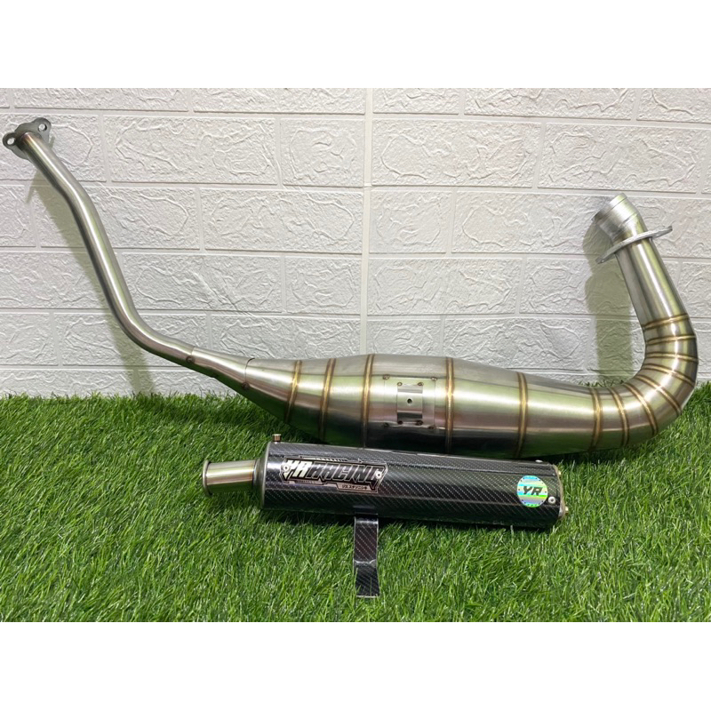 Jual Knalpot Ninja 150 SS R RR Original YR RACING Carbon (A4) Model ...