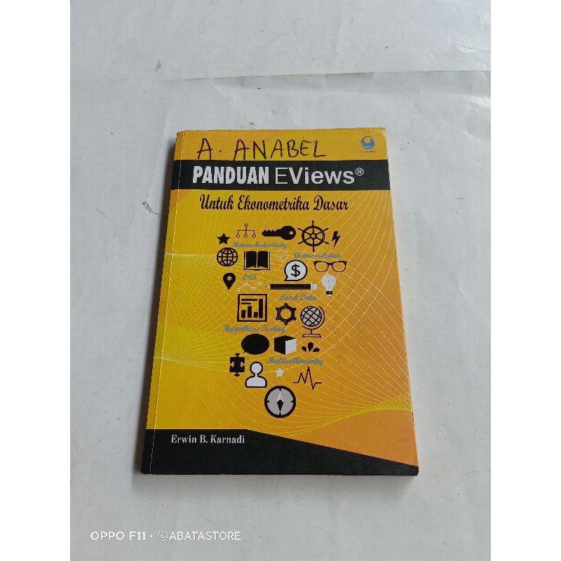 Jual BUKU PANDUAN EVIEWS UNTUK EKONOMETRIKA DASAR ERWIN B KARNADI ...