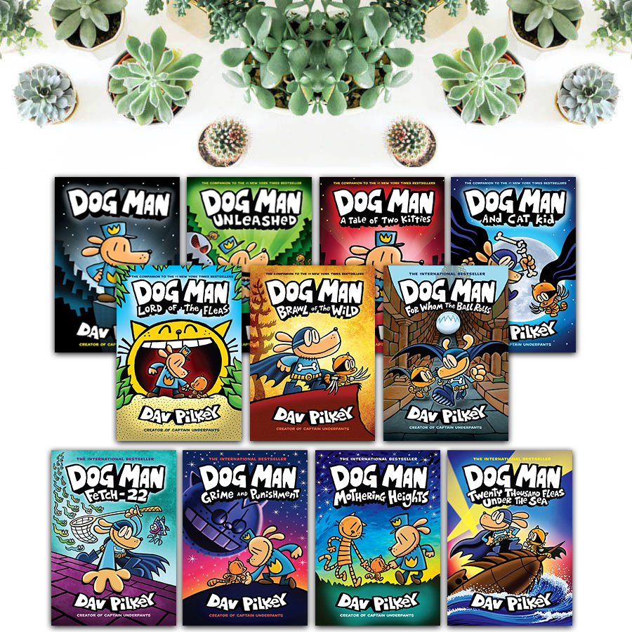 Jual Dog Man (11 book series) By Dav Pilkey (English) | Shopee Indonesia