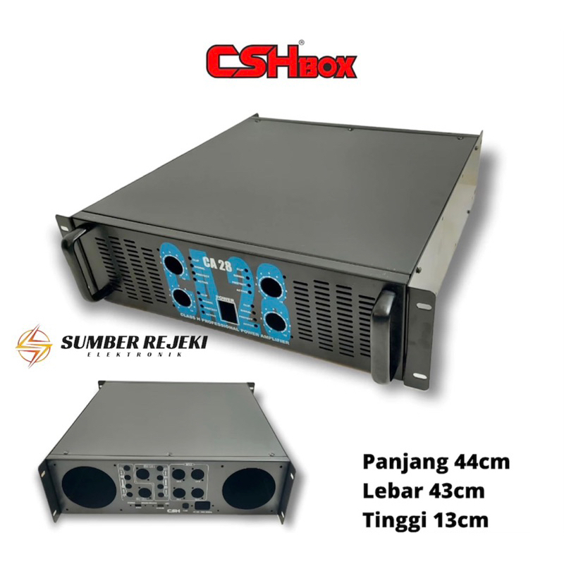 Jual Box Power Amplifier CSH Seri CA 28 (box 3u) 4 channel | Shopee ...