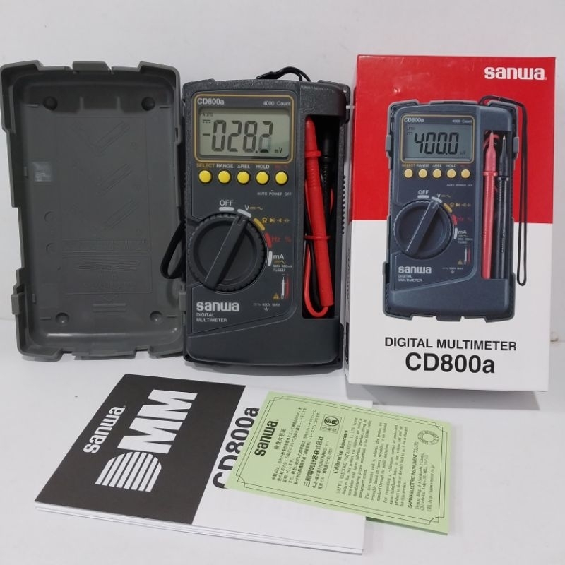 Jual Multitester Multimeter Avometer SANWA CD800A Digital Original ...