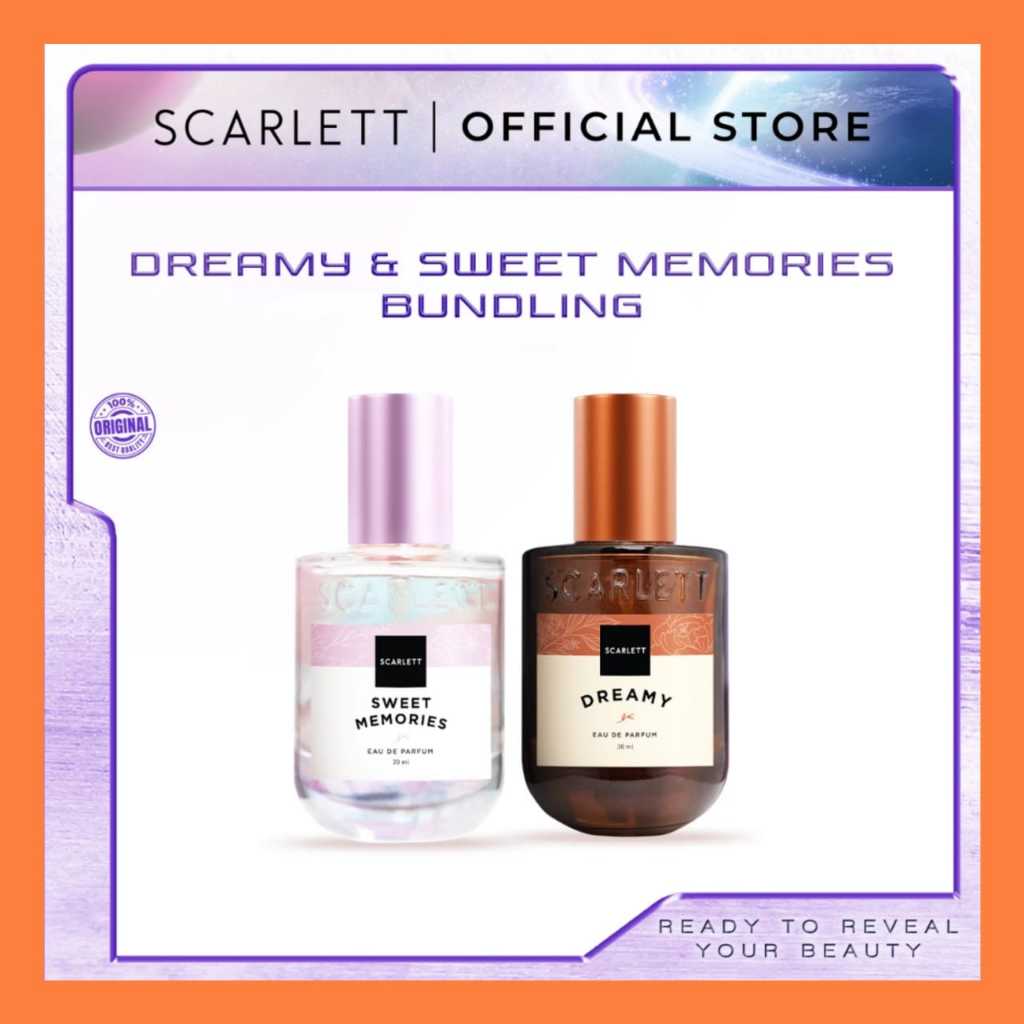 Jual Scarlett Parfume Original 100% Scarlet Eau De Parfum Bundle Dreamy ...