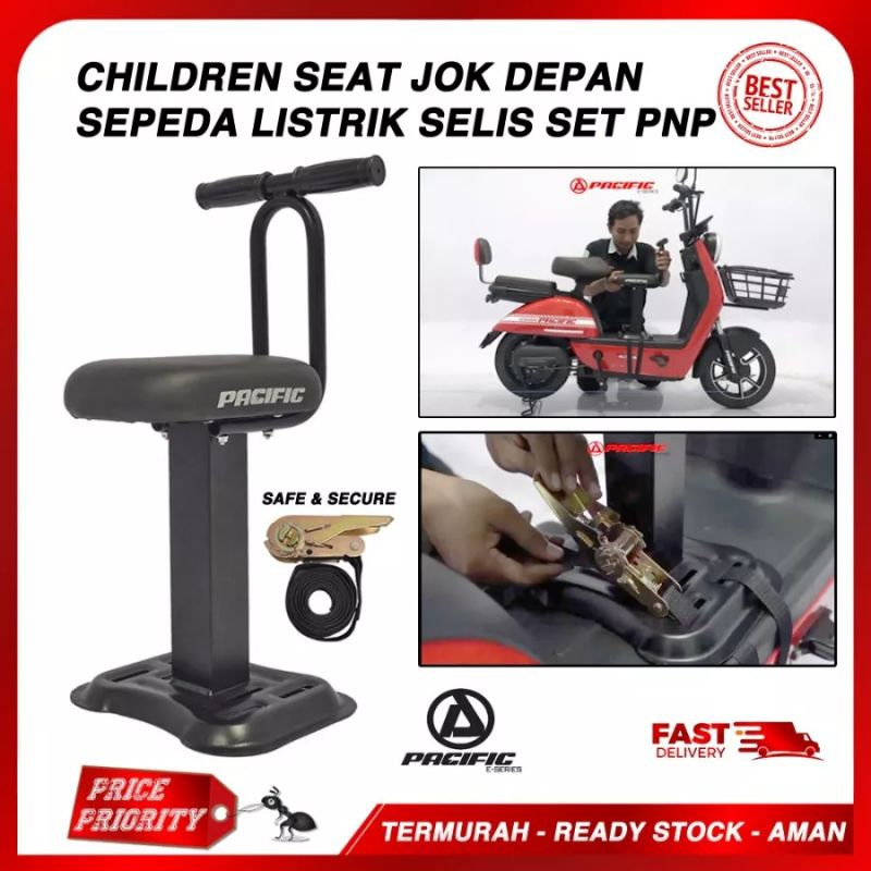 Jual Boncengan Depan PACIFIC Anak Sepeda Listrik Child Seat Universal ...