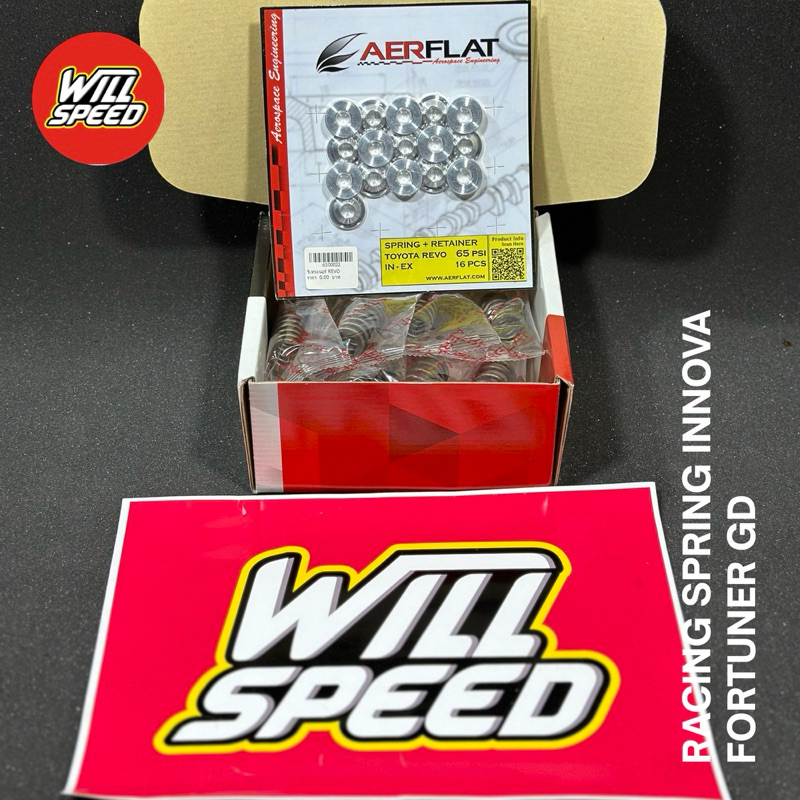 Jual AERFLAT RACING SPRING VALVE RETAINER INNOVA REBORN FORTUNER 1GD ...