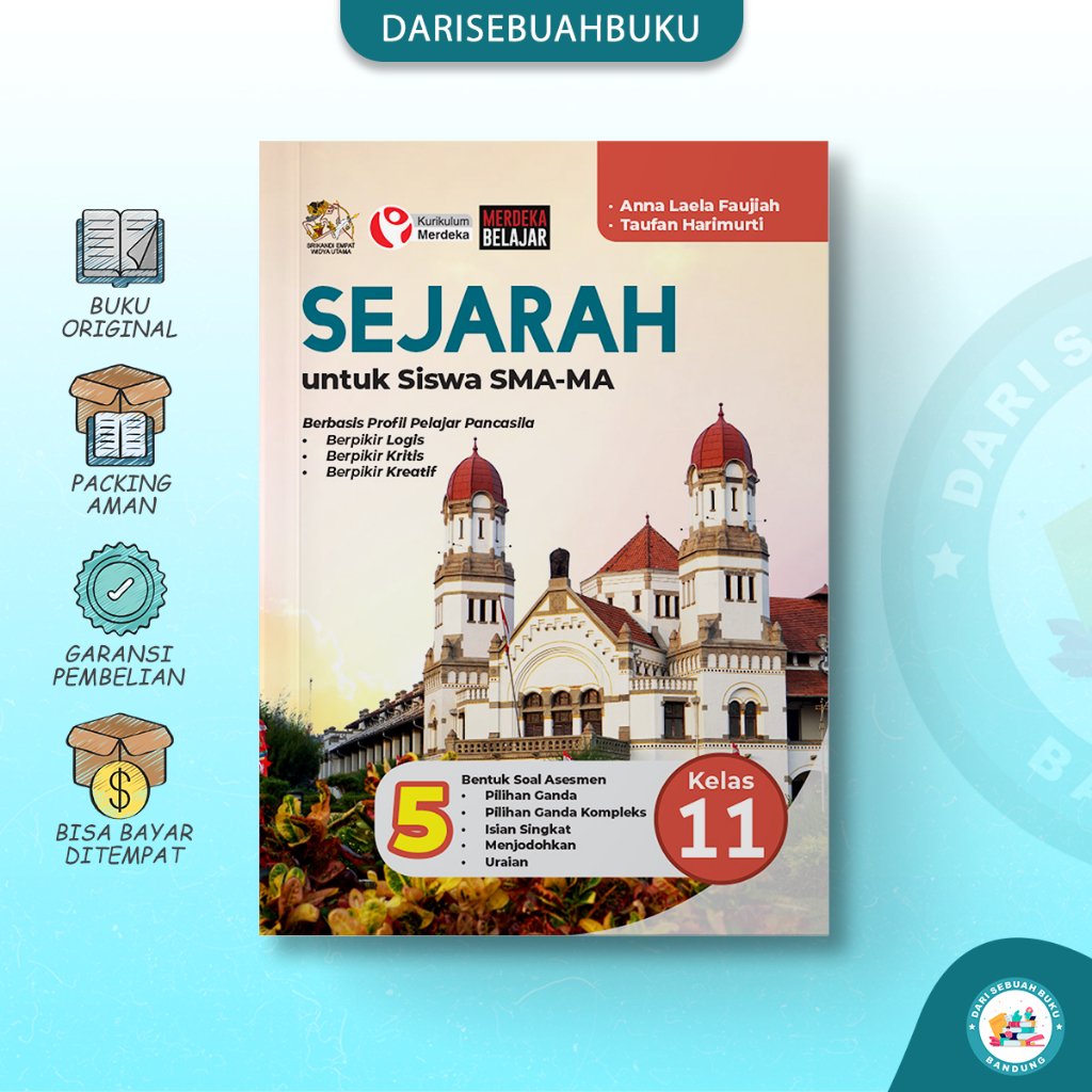 Jual Buku IPS - SEJARAH SMA/MA Kelas 11 - SEWU - Kurikulum MERDEKA - Buku Paket Pelajaran ...