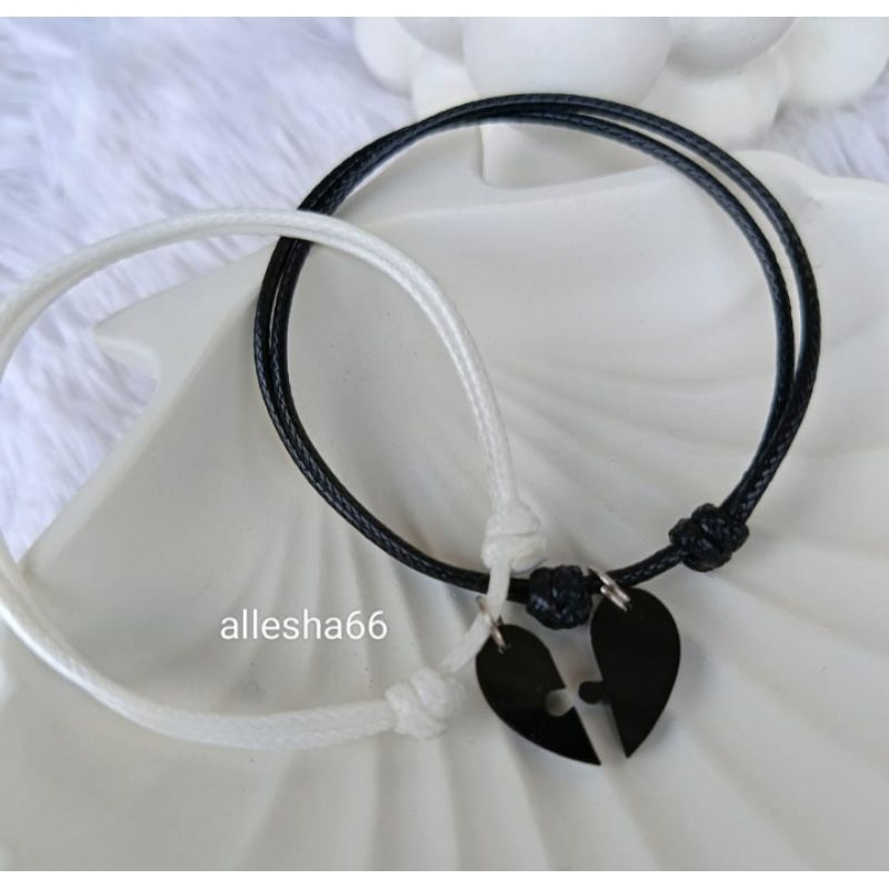 Jual (SEPASANG) GELANG COUPLE LOVE PUZZLE AKRILIK TERMURAH | Shopee ...