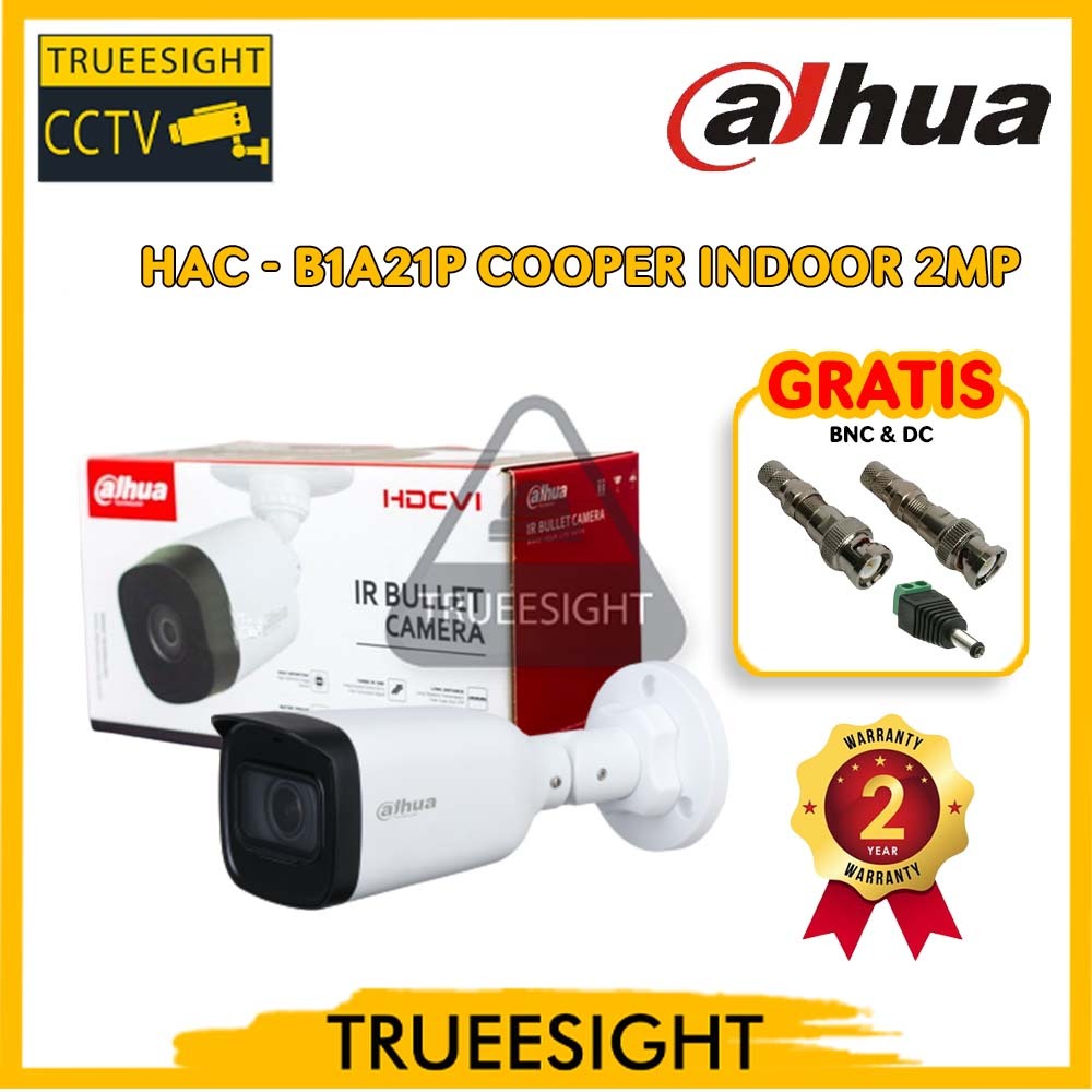 Jual [ BONUS BNC DC ] DAHUA HAC-B1A21P 2MP Outdoor Cooper Camera CCTV ...