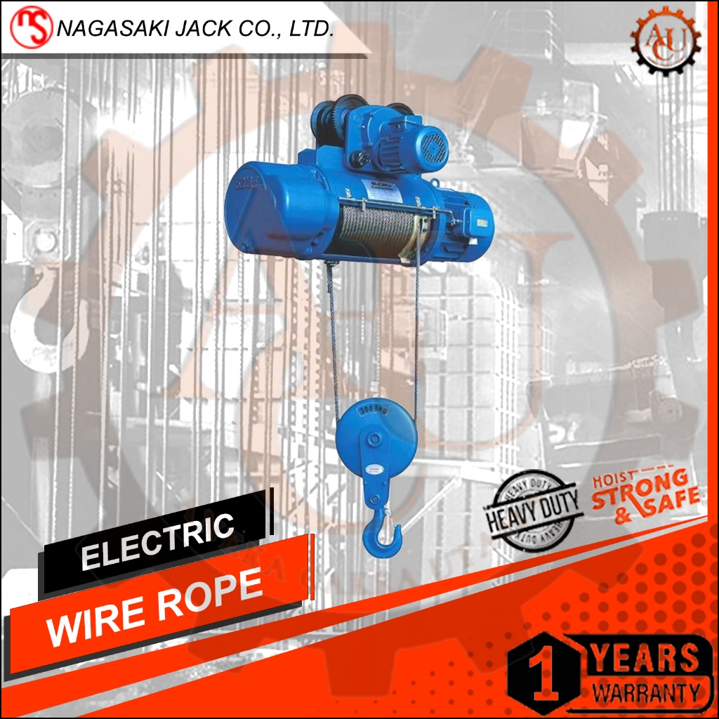 Jual ELECTRIC WIRE ROPE HOIST 10 TON X 12 METER (JAPAN QUALITY ...