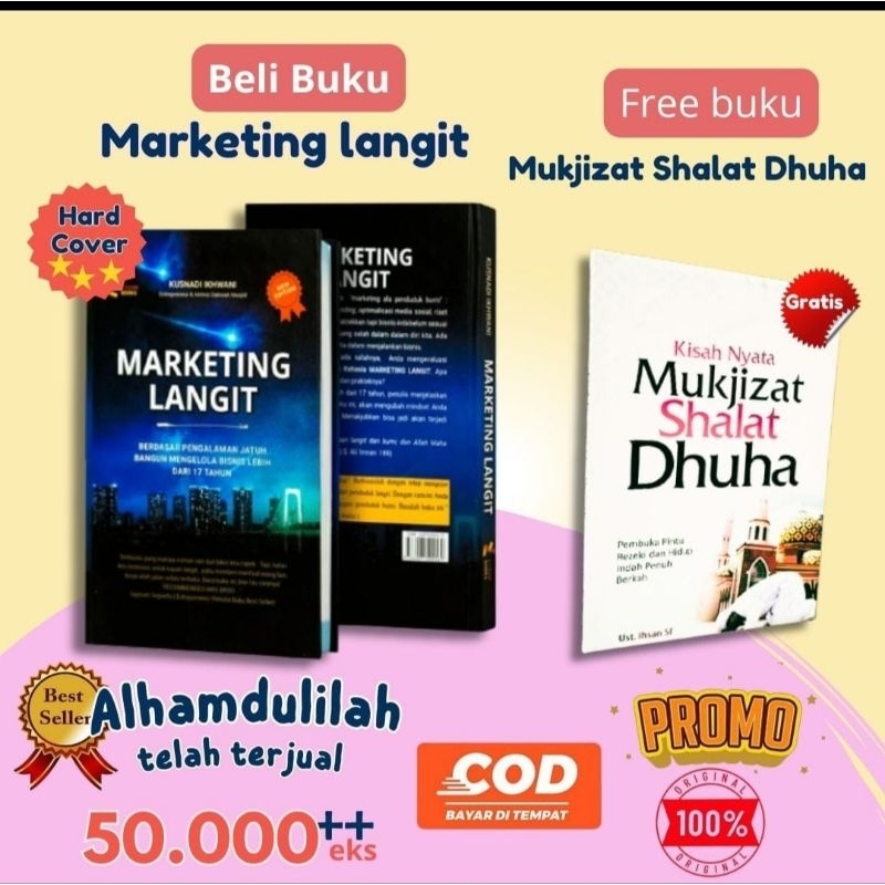 Jual Buku Motivasi Bisnis Islam MARKETING LANGIT., karya Kusnadi Ikhwani, Pustaka ILTIZAM Solo ...