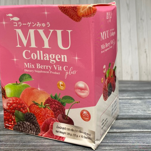 Jual MYU Collagen Mix Berry Vit C Plus | Shopee Indonesia