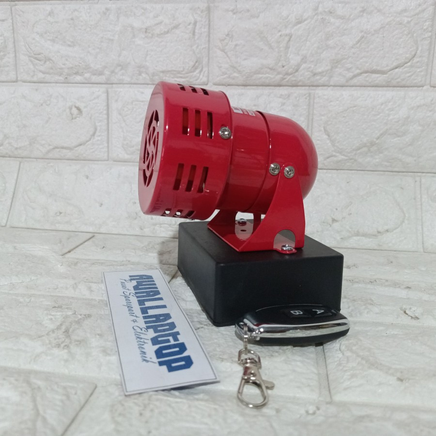 Jual sirine 220v ms190 alarm wireless panic button emergency remot ...