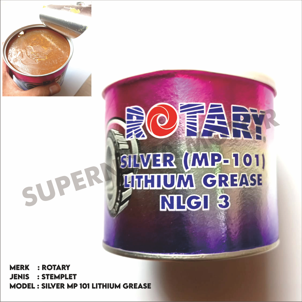 Jual STEMPLET GEMUK PELUMAS ROTARY SILVER MP-101 LITHIUM GREASE NLGI 3 ...