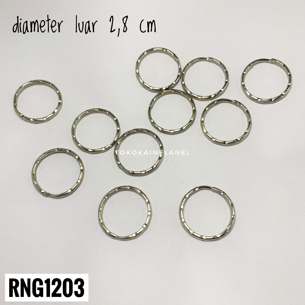 Jual Ring Besi Bulat Ulir diameter luar uk 2,8cm RNG1203 (per lusin isi ...