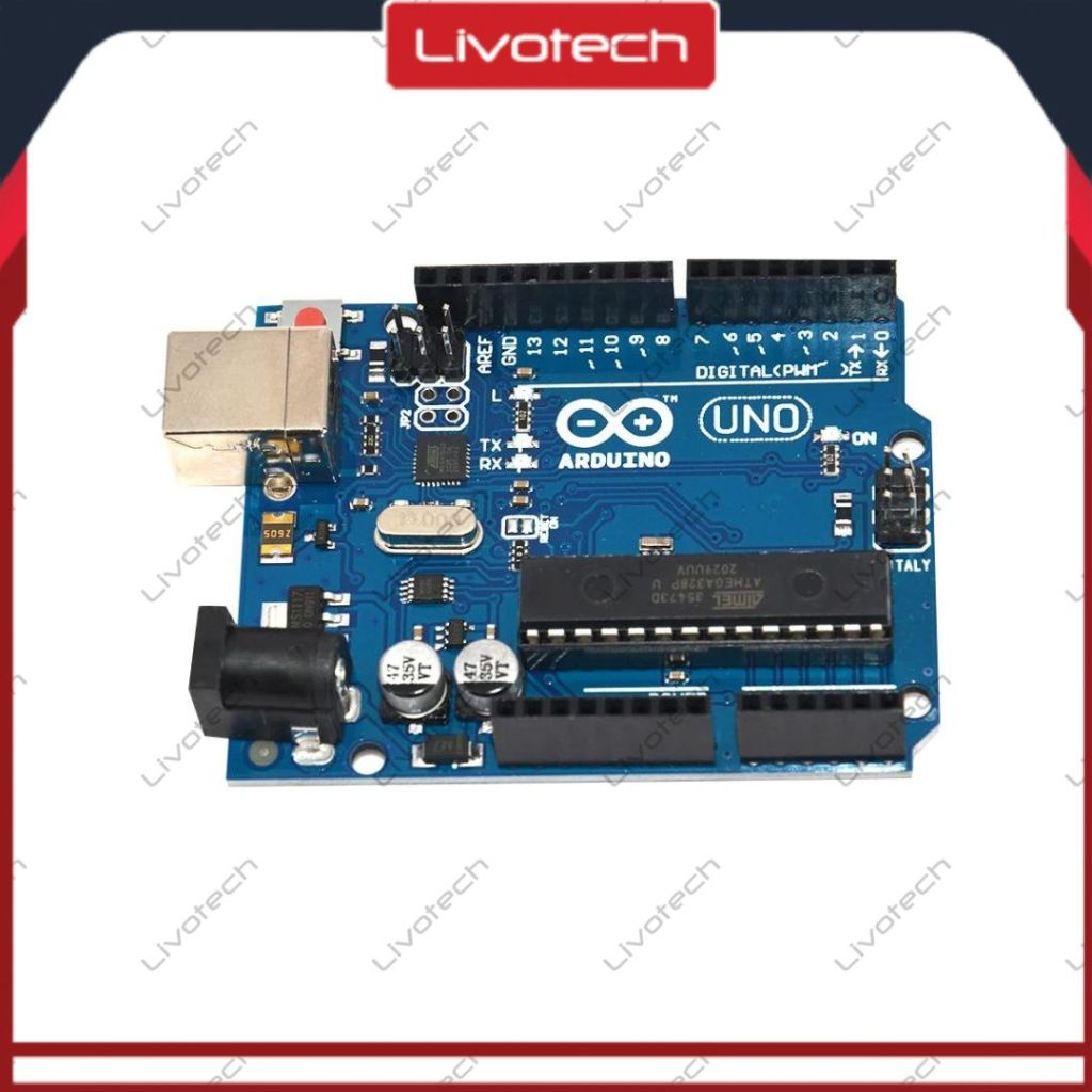 Jual ORIGINAL Arduino Uno R3 DIP ATMEGA328P-PU IC CH340 Microcontroller ...