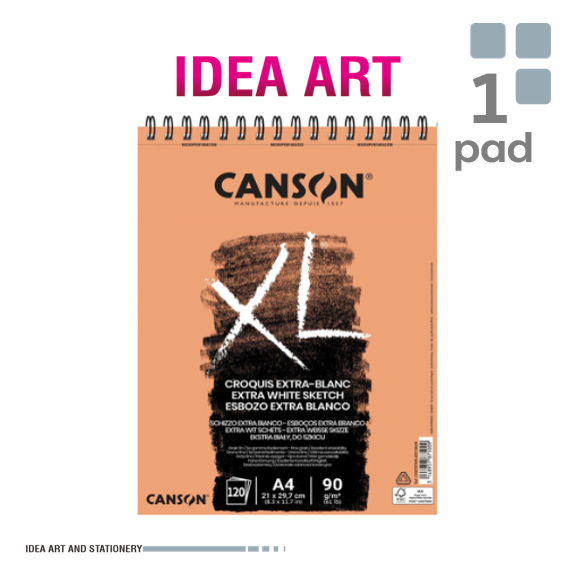 Jual Buku Sketsa Sketchbook Canson XL Croquis Extra Blanc A4 200787500 ...