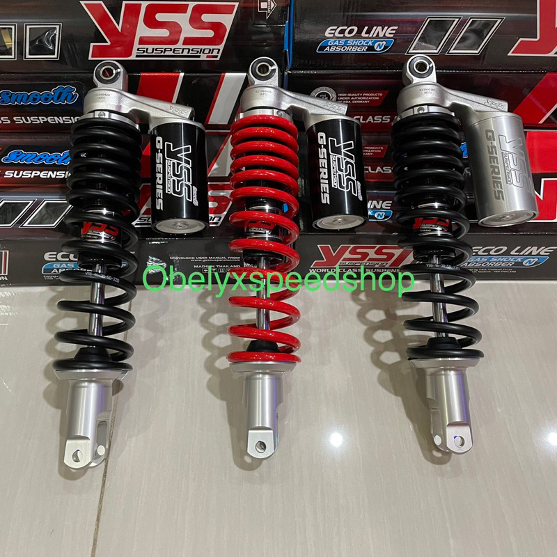 Jual SHOCKBREAKER YSS G SERIES 340 MM SMOOTH NEW VARIO 160 | Shopee Indonesia
