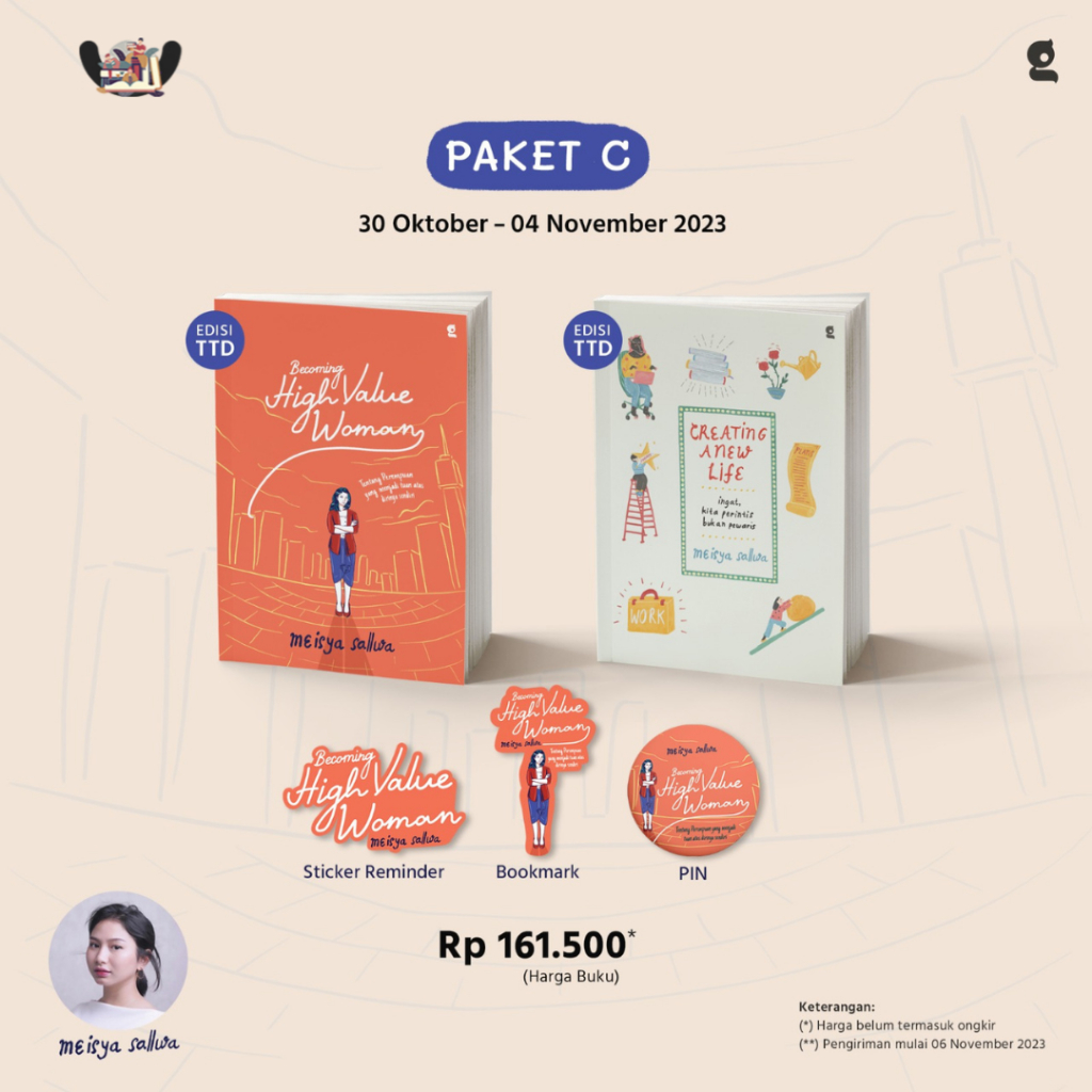 Jual Buku Becoming High Value Woman & Creating A New Life karya Meisya Sallwa - KBC ...