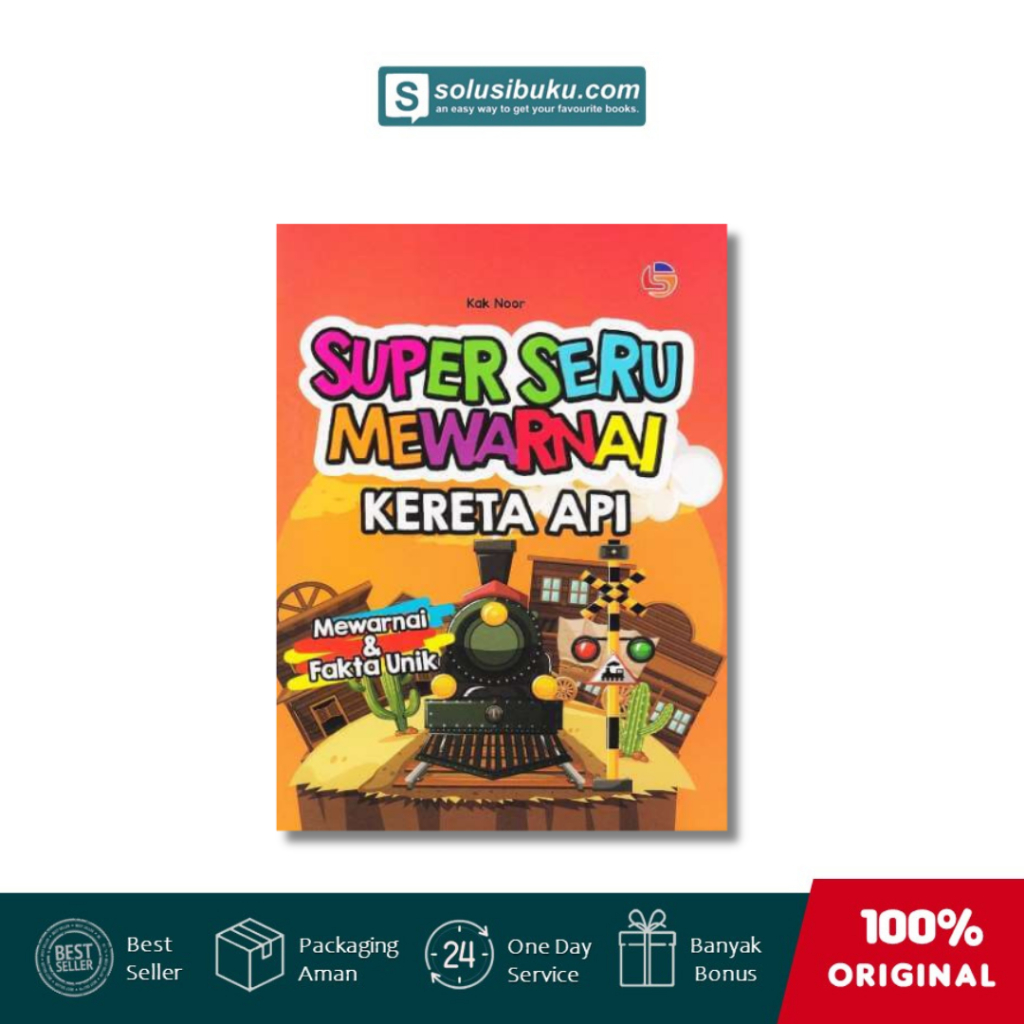 Jual SUPER SERU MEWARNAI KERETA API (Terang Sejati) | Shopee Indonesia