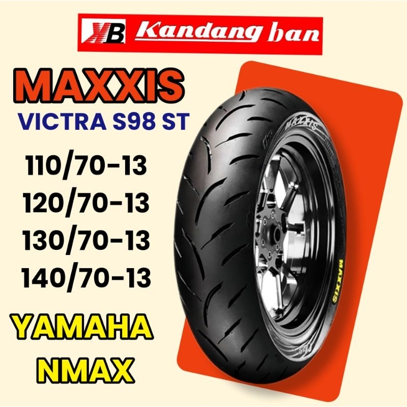 Jual Ban tubles dual compound Yamaha NMAX merk MAXXIS Victra S98 ST ...