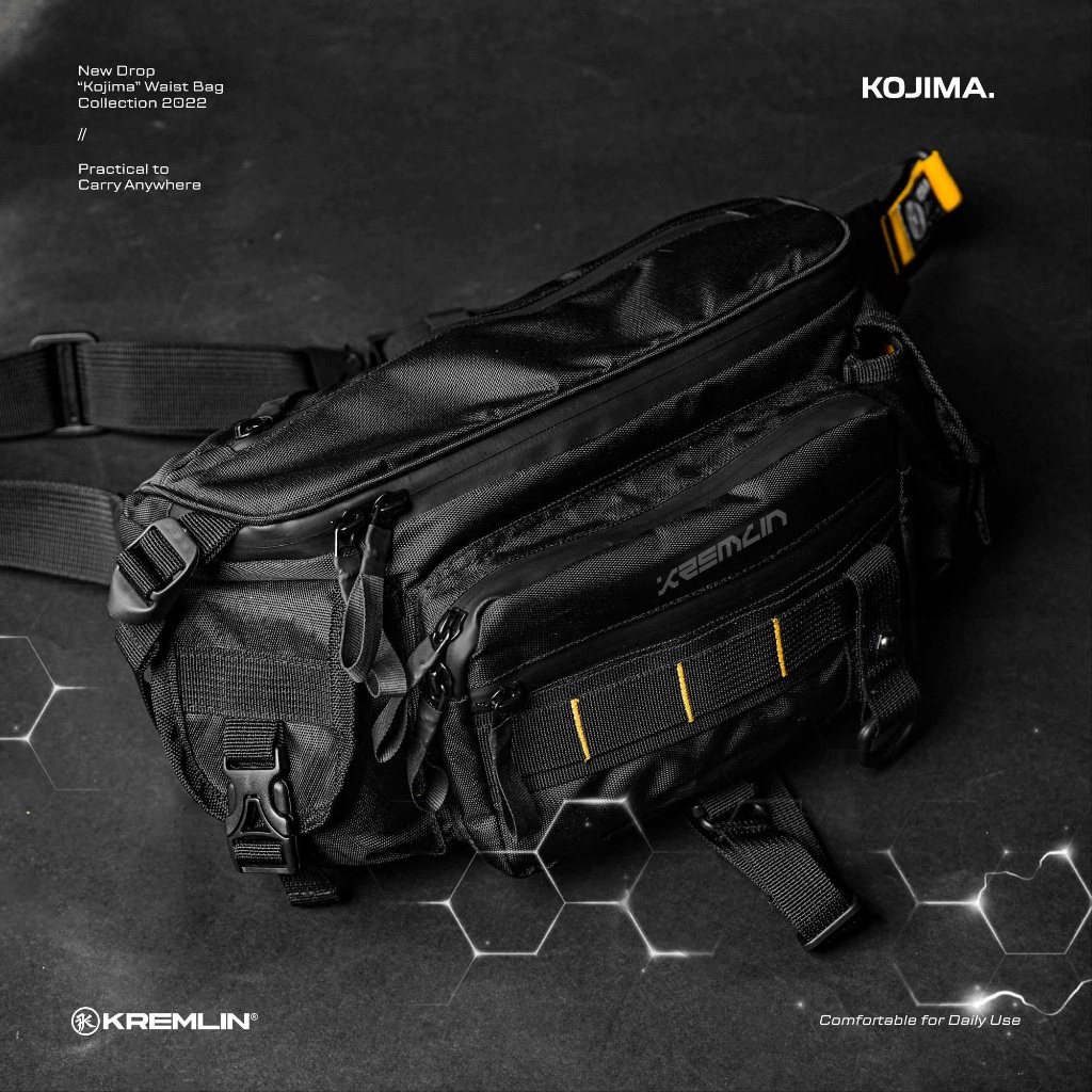 Jual KREMLIN Waistbag Double Strap Tas Pinggang Original - KOJIMA ...