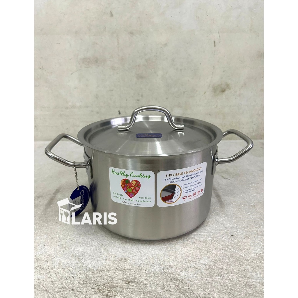 Jual Bima Chefs Sauce Pot 20 cm 4 Liter Panci Bima Stainless Kualitas ...