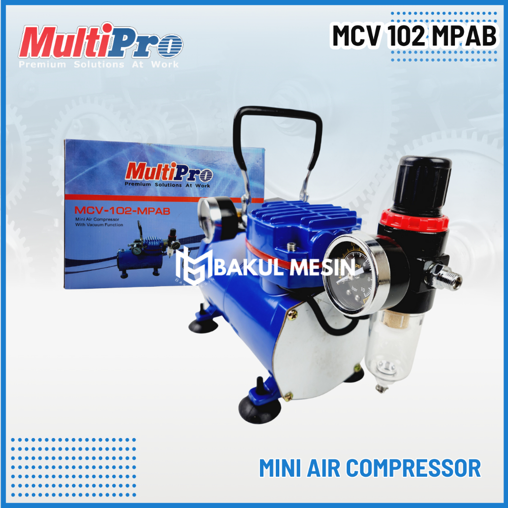 Jual MULTIPRO Mini Kompresor MCV 102 MPAB 150watt air compressor ...