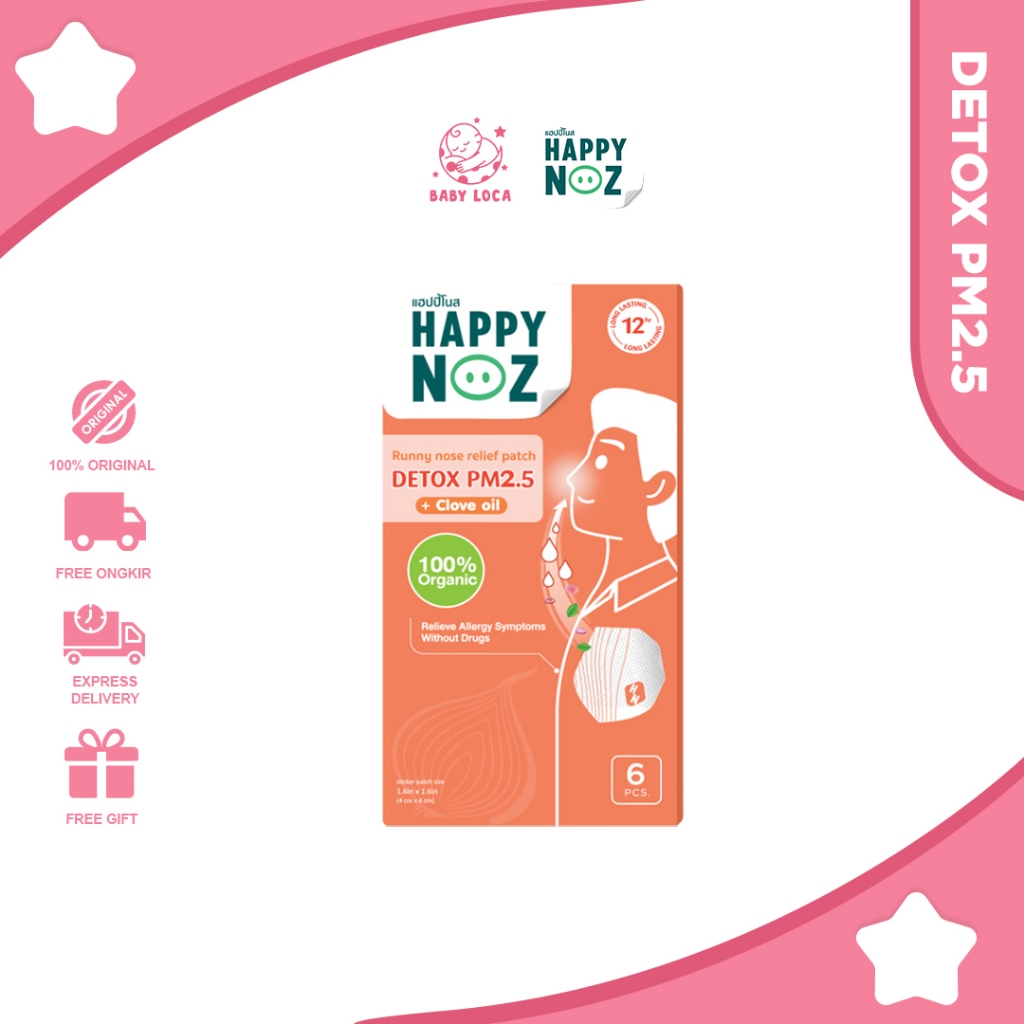 Jual Happy Noz Adult Clove Oil + | Sticker Bawang Formula Anti Polusi ...