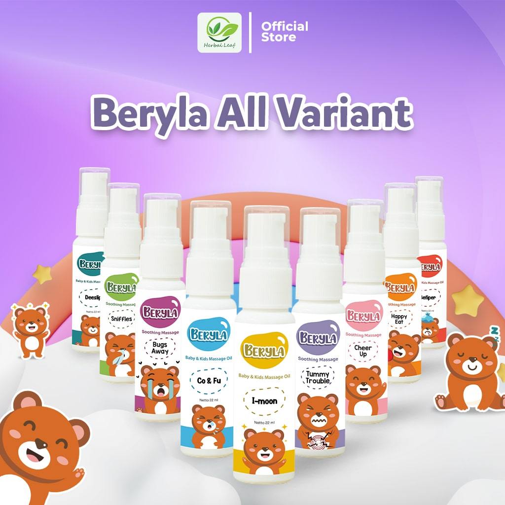 Jual Beryla Baby Soothing Massage Essential Oil All Variant | Shopee ...