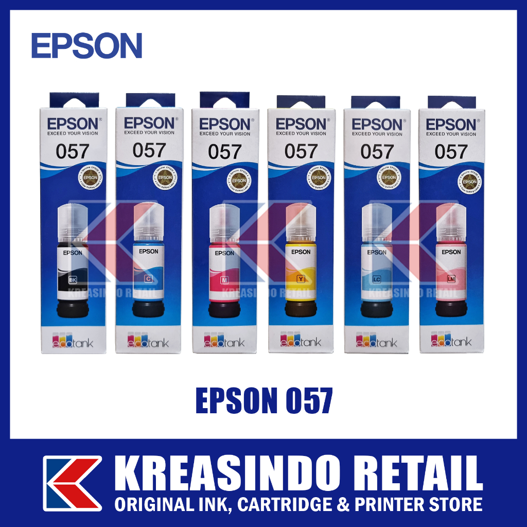 Jual Tinta Epson 057 Original (untuk L8050/L18050) | Shopee Indonesia