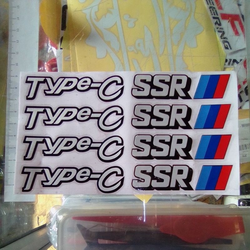 Jual SSR type-c stiker cutting velg | Shopee Indonesia