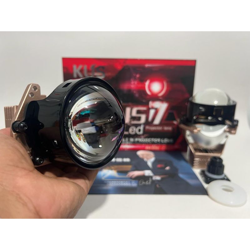 Jual LAMPU BILED KUS 7 PRO 3 INCH BI LED PROJECTOR LENS BLUE LENS FLAT 70 WATT PREMIUM | Shopee ...