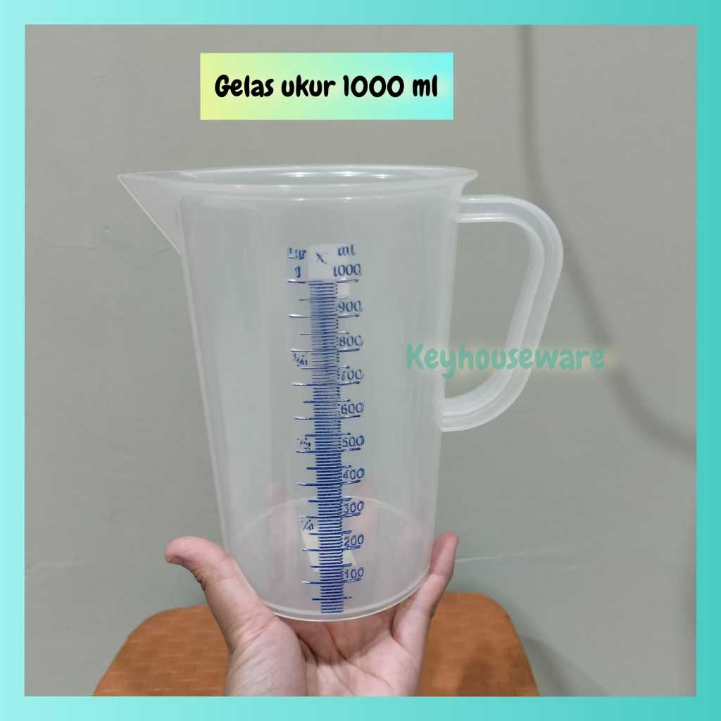Jual Gelas Ukur 1000ml / Gelas Ukur 1 liter / Gelas Ukuran Takaran ...