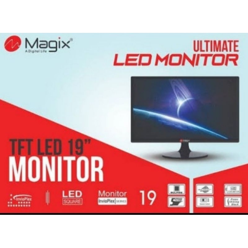 Jual Obral Murah Monitor Qwerty Led 19 Inch Widescreen Hdmi | Shopee ...