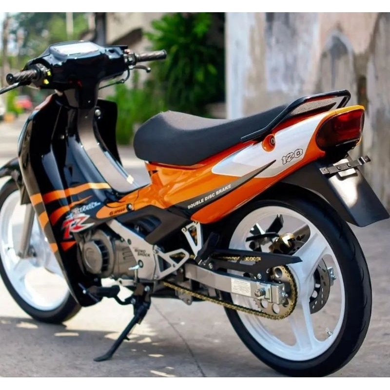 Jual Striping Lis sticker standar ORI suzuki satria r orange sticker ...