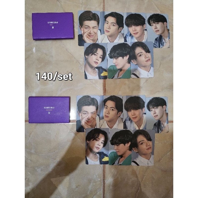 Jual photocard bts samsung set | Shopee Indonesia