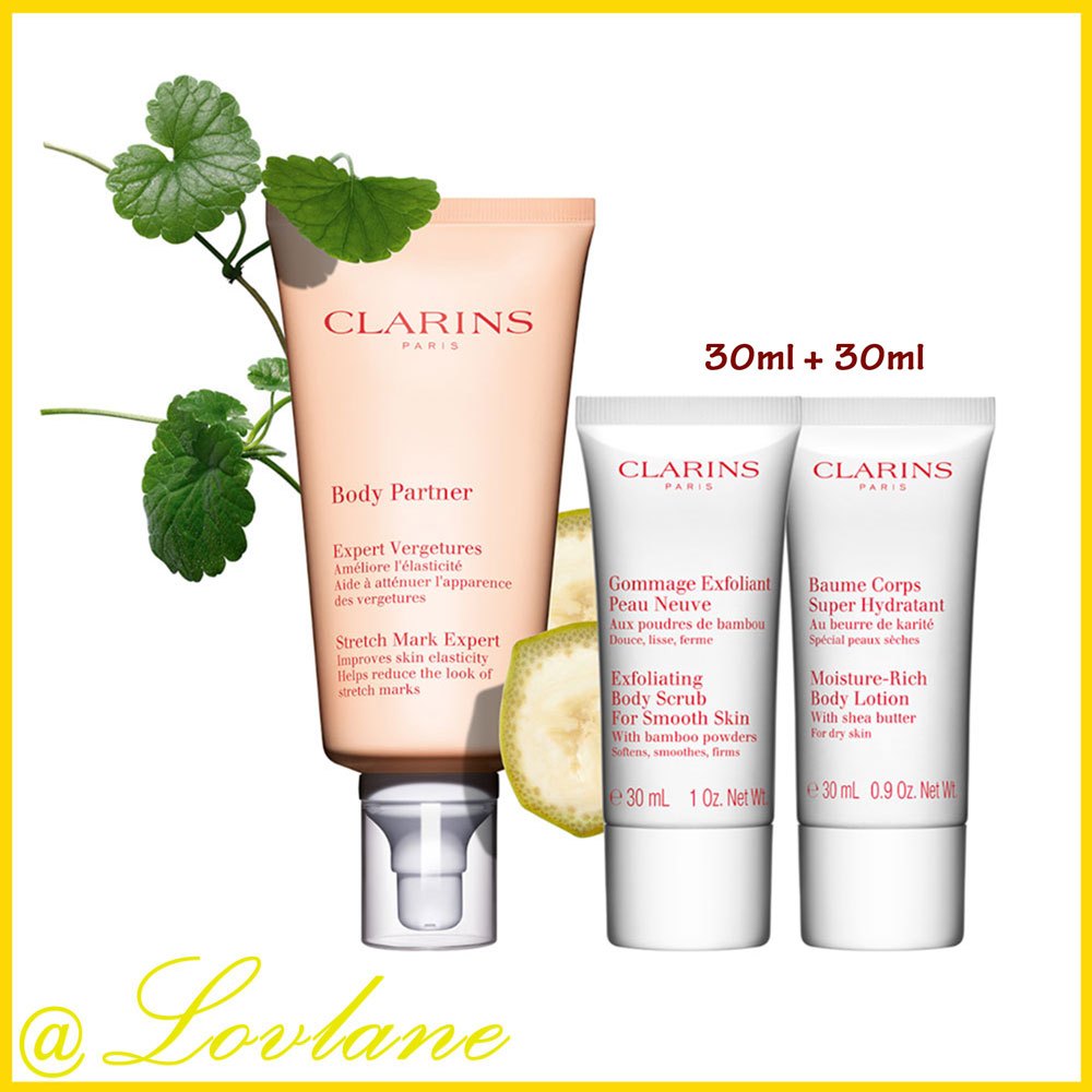 Jual Clarins Body Partner Stretch Mark Expert 175ml | Shopee Indonesia