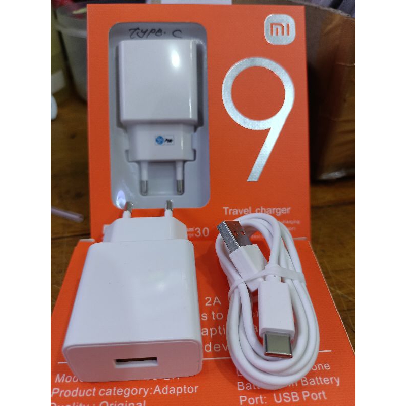 Jual Charger type c xiaomi/ Charger xiaomi redmi type c/ Casan xiaomi ...