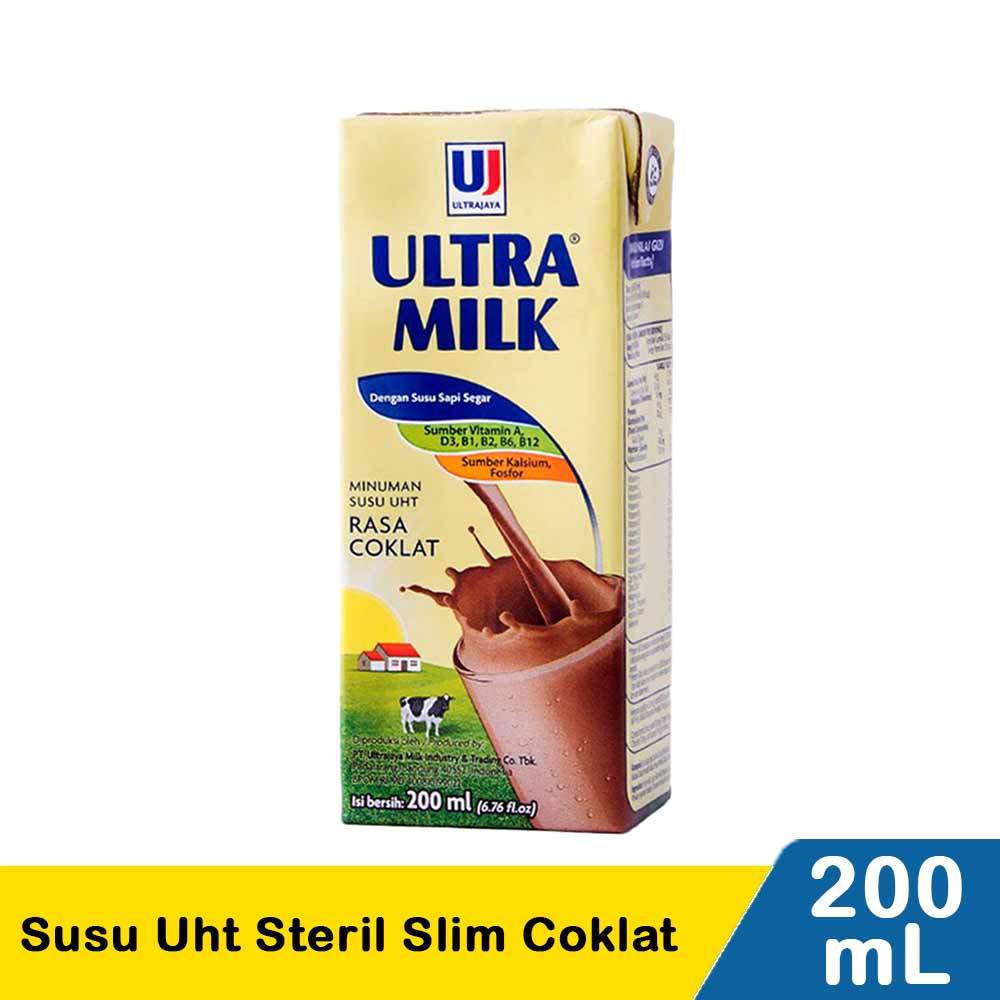 Jual Susu Ultra Milk Coklat - 200 ml - 1 DUS ISI 24 pcs | Shopee Indonesia