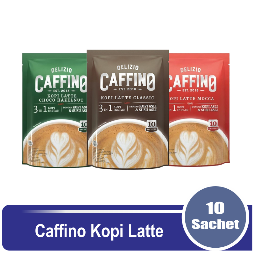 Jual Caffino Kopi Latte 10 Sachet 200 gr | Shopee Indonesia